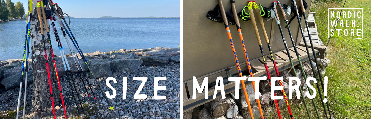 Size Matters! Choosing the right pole length for you. – Nordic Walk Store